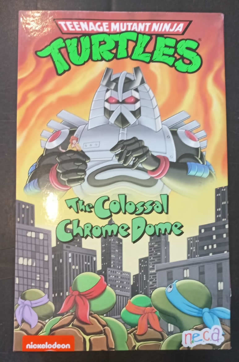 Teenage Mutant Ninja Turtles Cartoon Chrome Dome Ultimate 7" Scale Fig ...