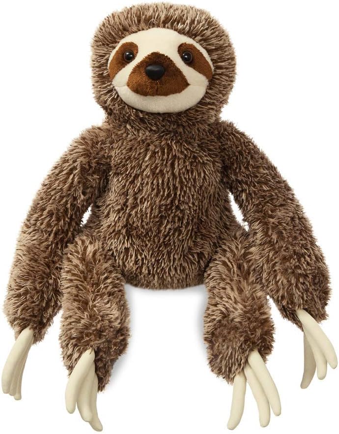 Aurora Destination Nation Sloth 18" Soft Toy Brown and Cream — Cosmic Duck