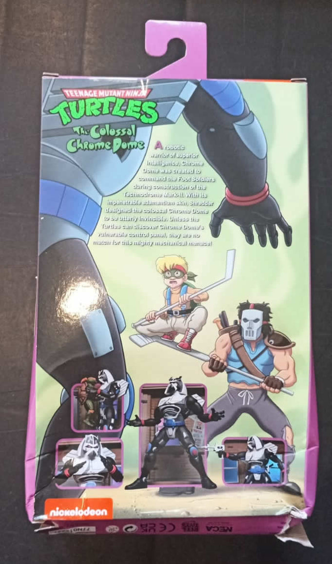 Teenage Mutant Ninja Turtles Cartoon Chrome Dome Ultimate 7" Scale Fig ...