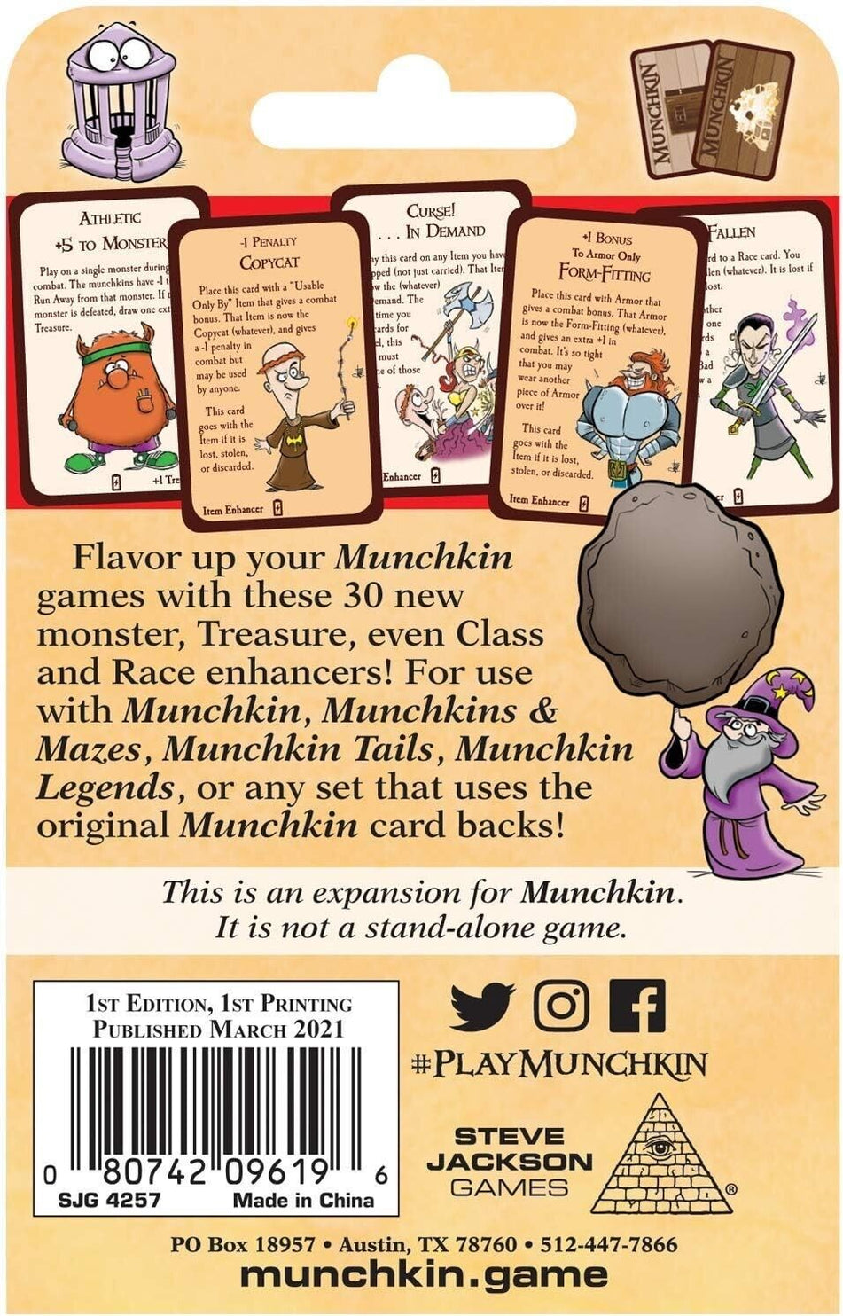 Munchkin Enhancers Card Game - Expands and Enhances the Munchkin Exper ...