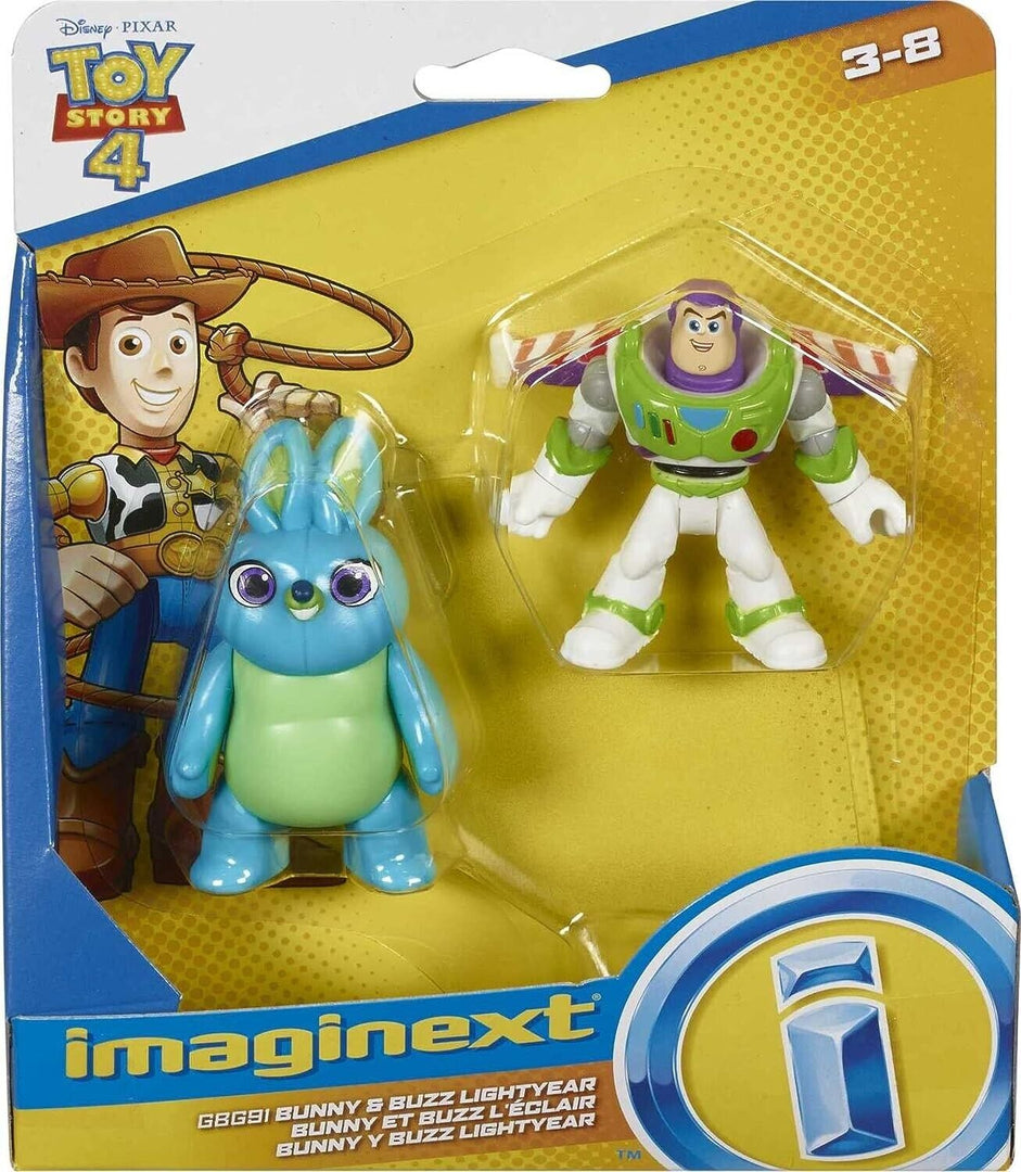Bunny & Buzz Lightyear Toy Story 4 Imaginext Figures - Disney Pixar Se ...