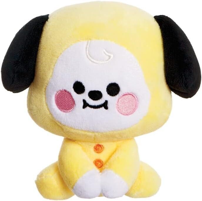 AURORA BT21 Official: Baby CHIMMY Sitting Doll - 5In Soft Toy - Yellow ...