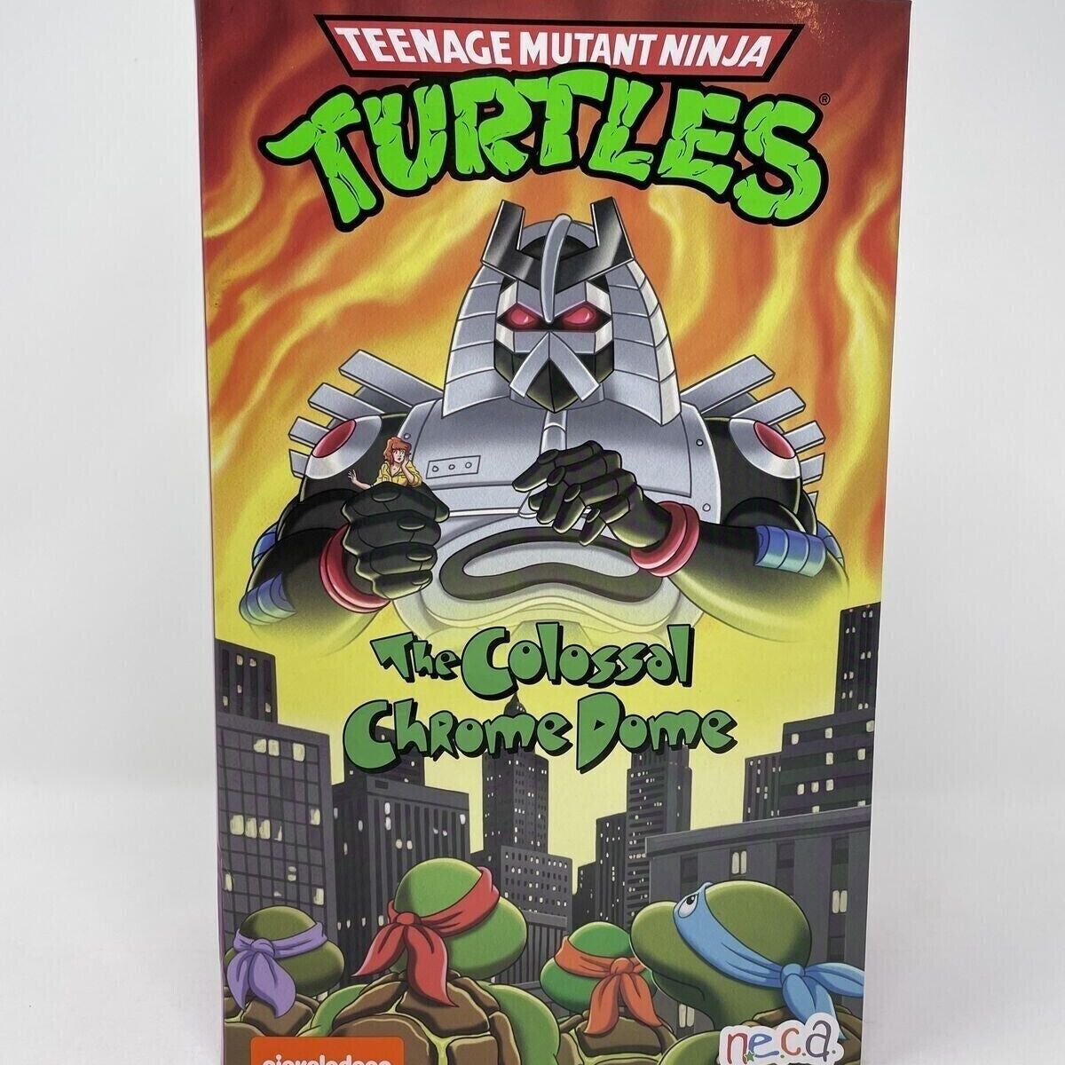 Teenage Mutant Ninja Turtles Cartoon Chrome Dome Ultimate 7" Scale Fig ...